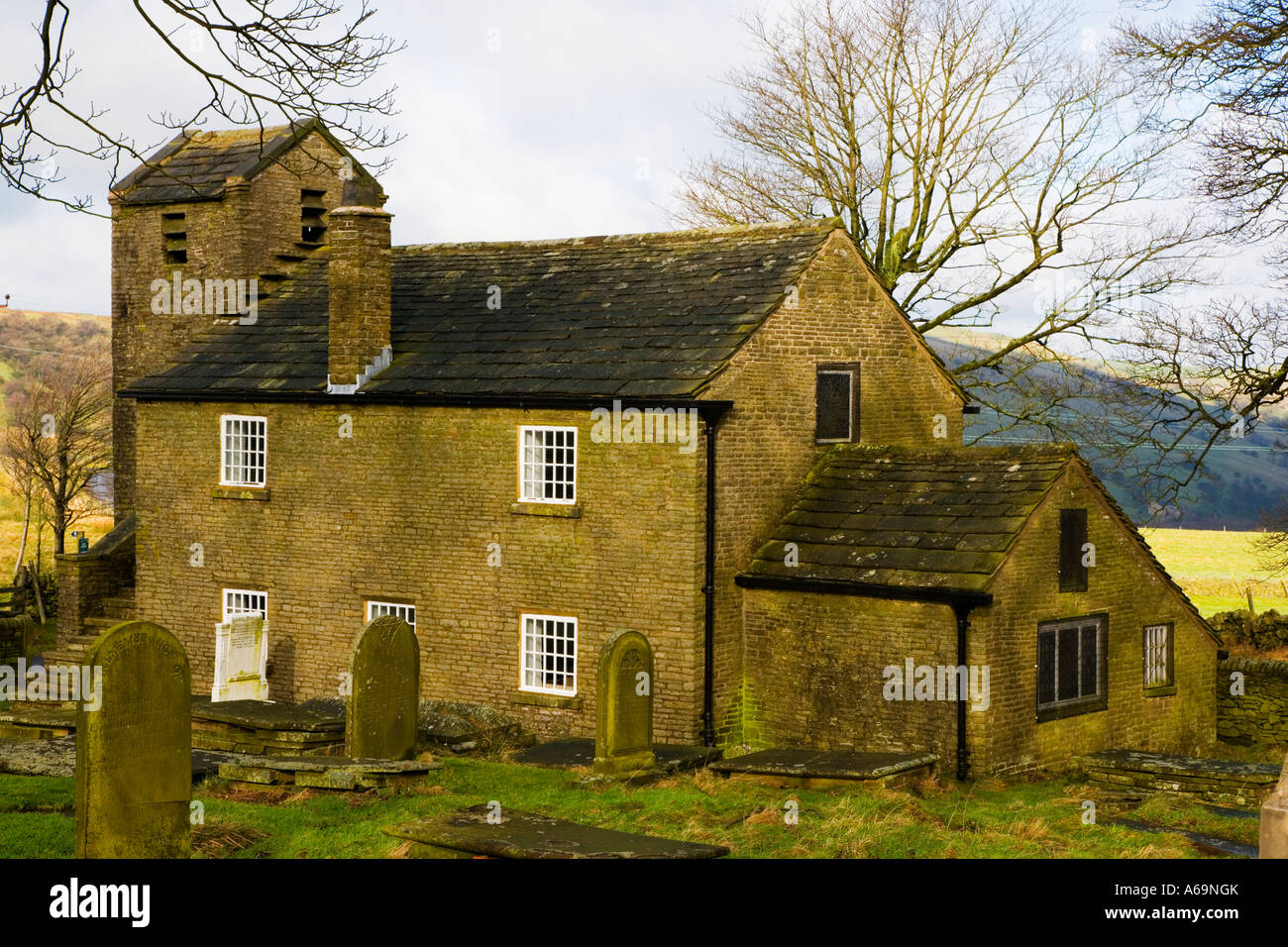 View of Jenkin Chapel at Saltersford in Cheshire Stock Photo - Alamy