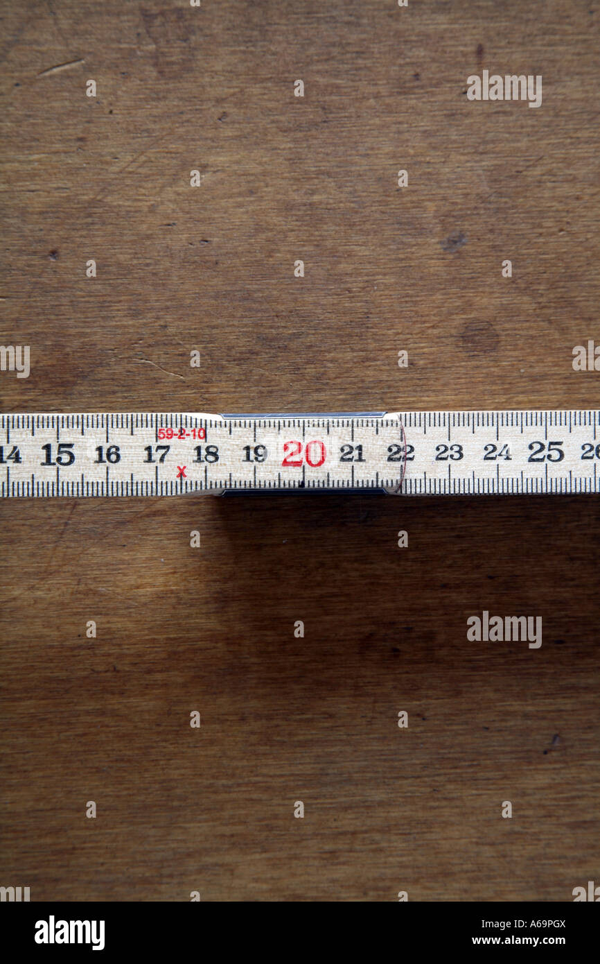 metering rule, close up Stock Photo - Alamy