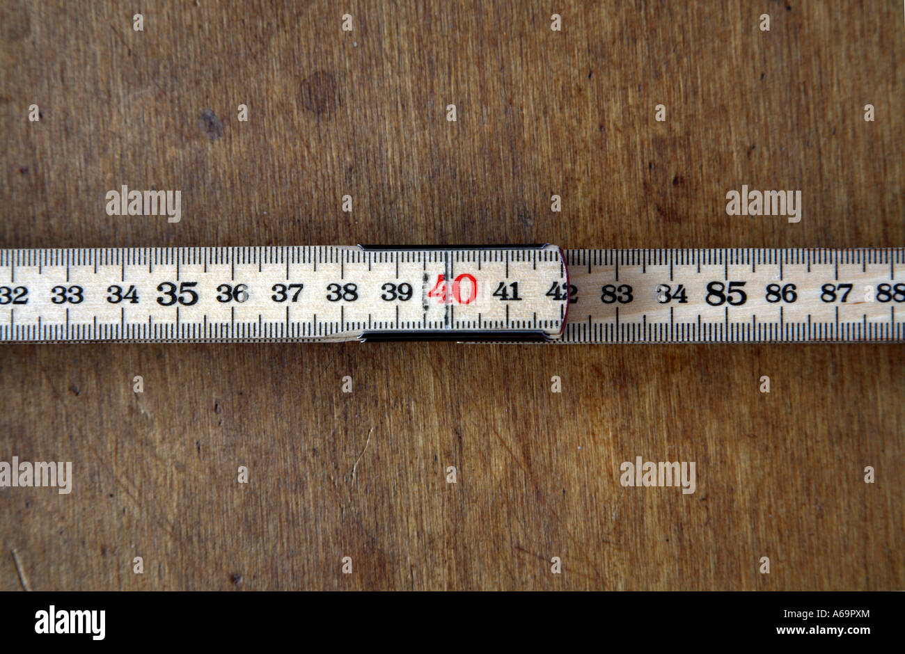 metering rule, close up Stock Photo - Alamy