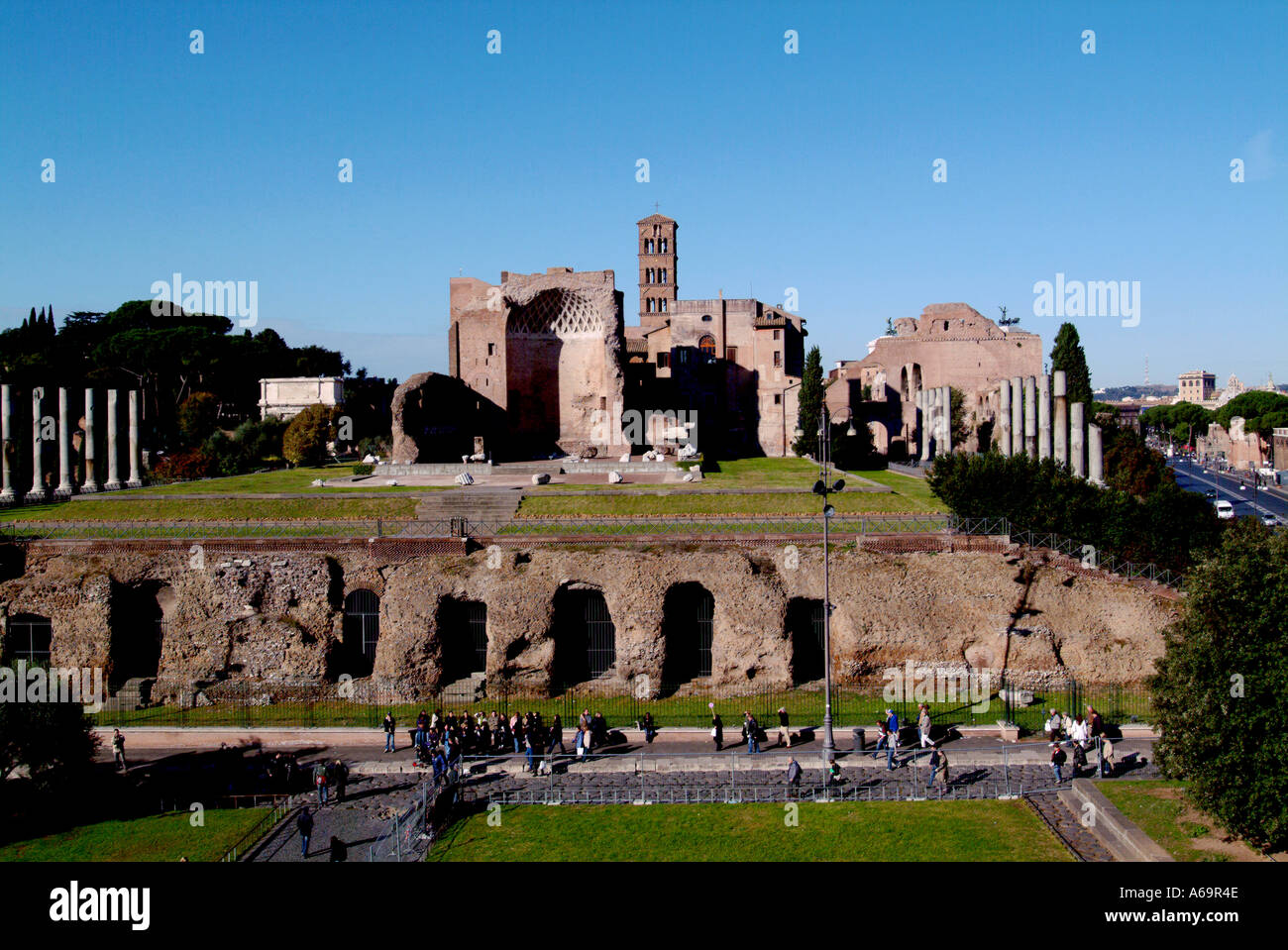 The Palatine Rome Italy November 2004 Stock Photo - Alamy