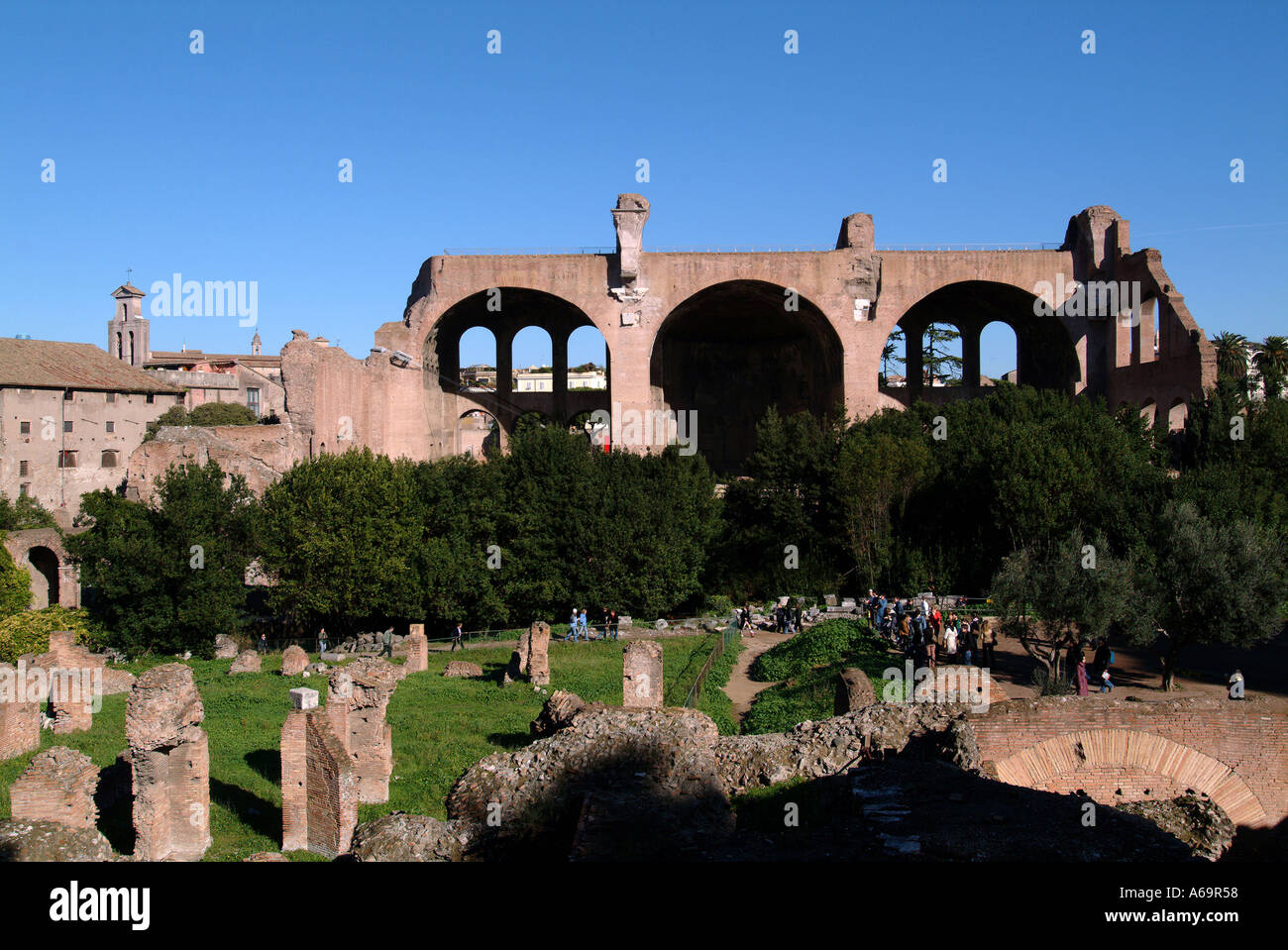 Palatine rome hi-res stock photography and images - Alamy