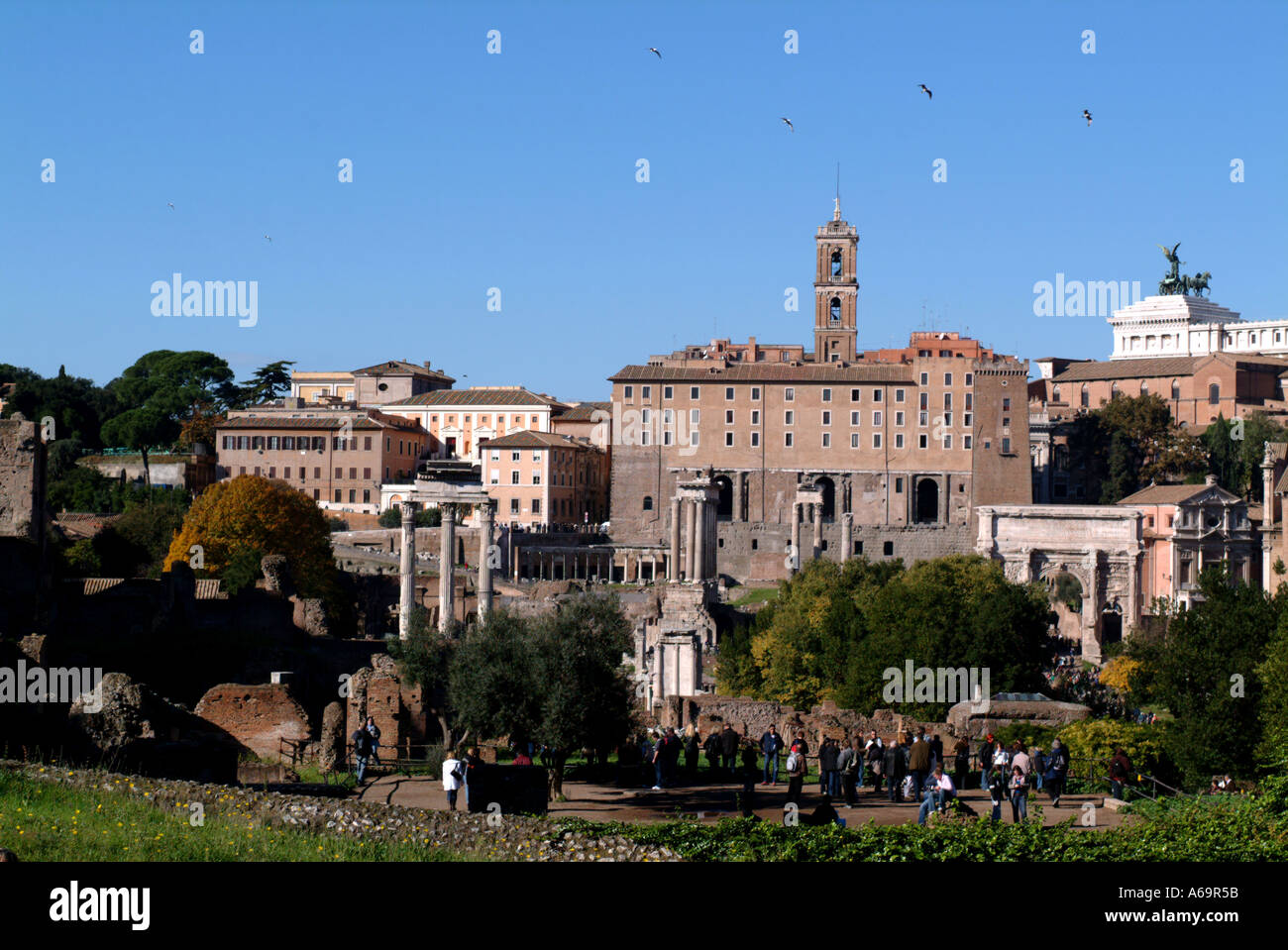 The Palatine Rome Italy November 2004 Stock Photo - Alamy
