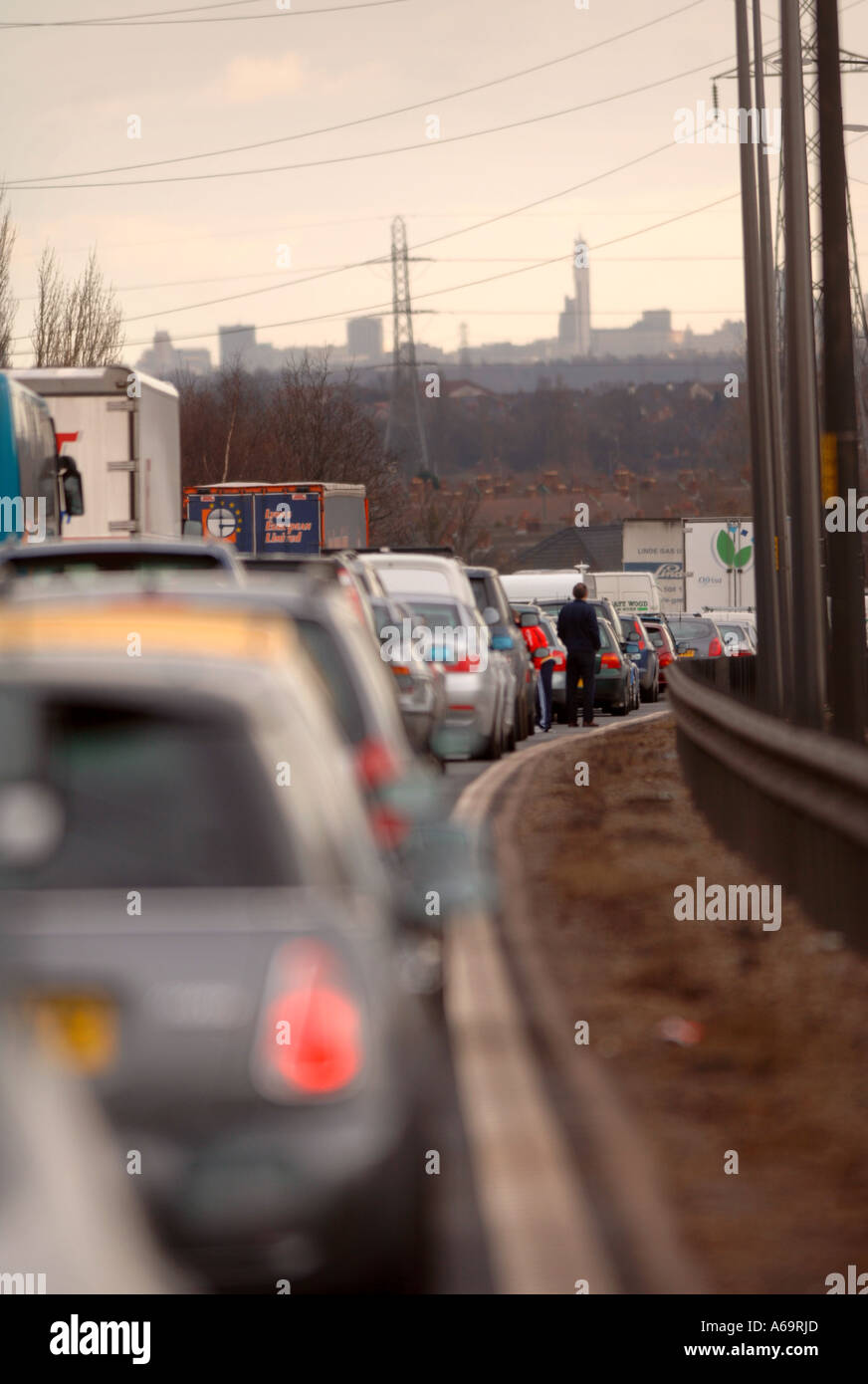 Motoring the m6 motorway highway road hi-res stock photography and ...