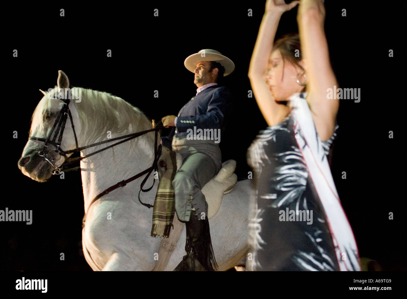 Flamenco dancer with horse hi-res stock photography and images - Alamy