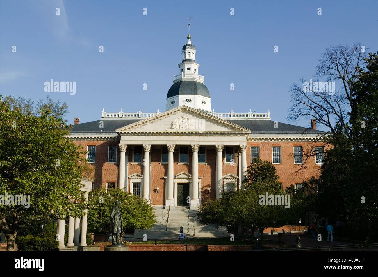 State House Annapolis Maryland Stock Photo - Alamy