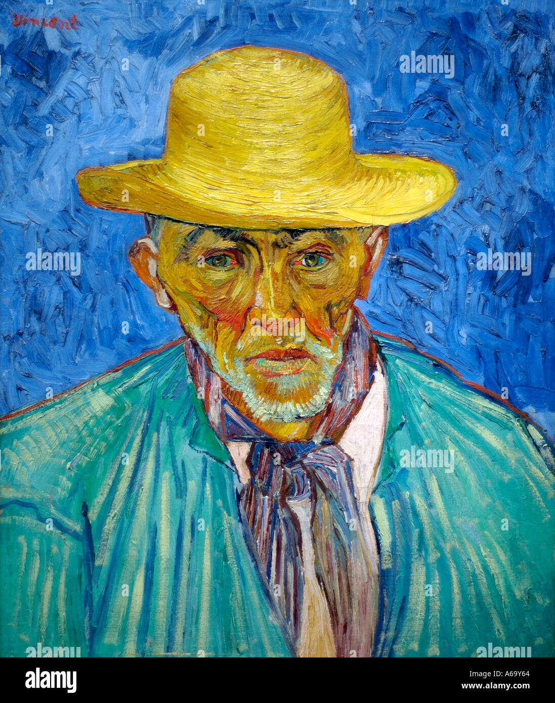Portrait of a Peasant Patience Escalier Vincent Willem van Gogh 1888 ...