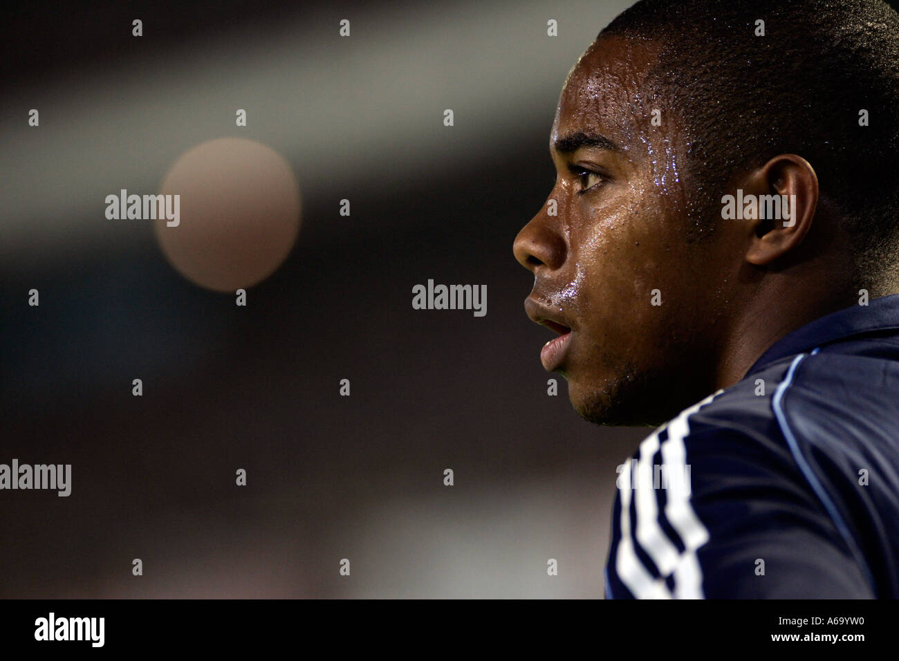 Portrait of Robinho, Real Madrid Player Stock Photo - Alamy