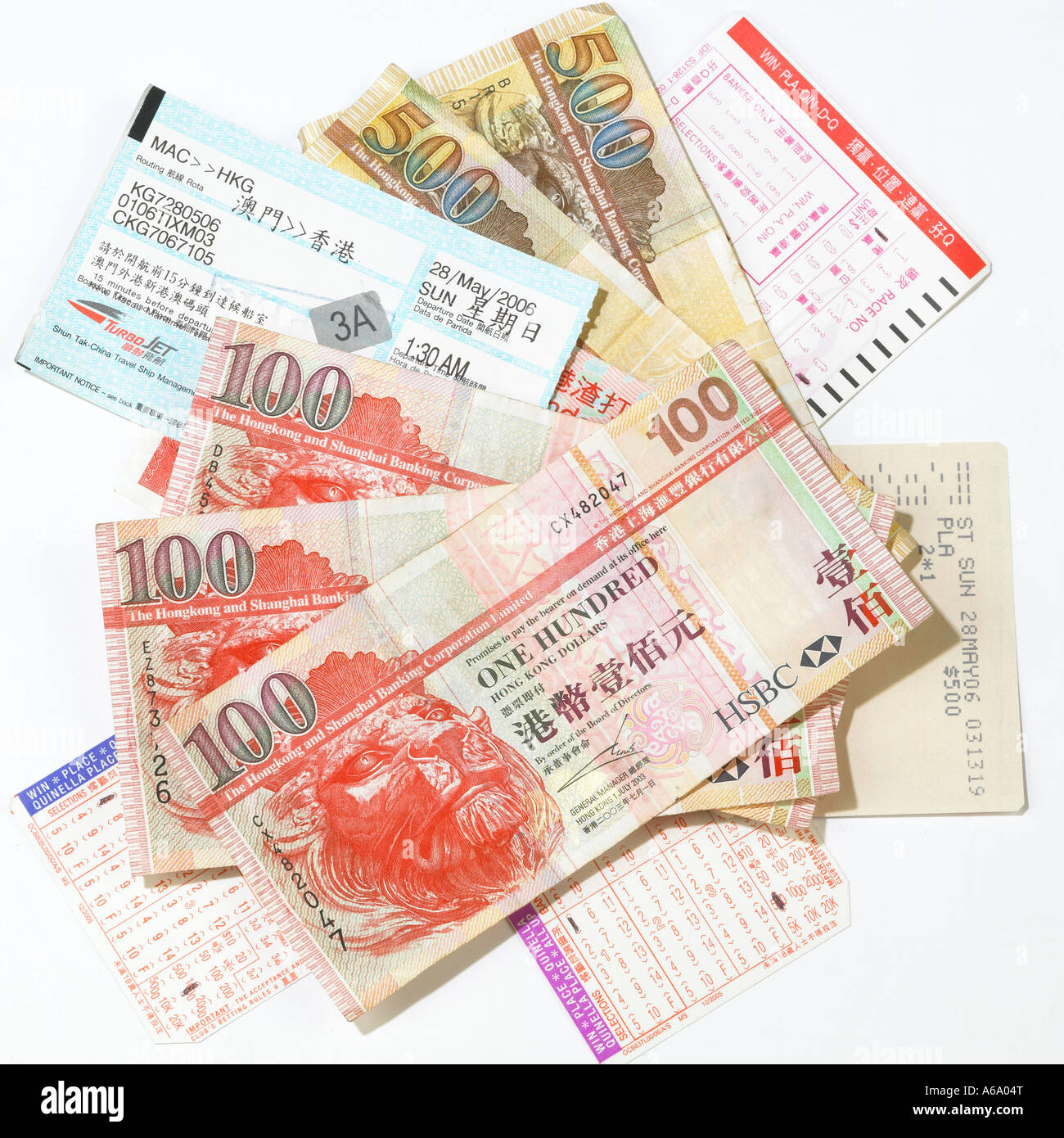 tickets and money Stock Photo - Alamy