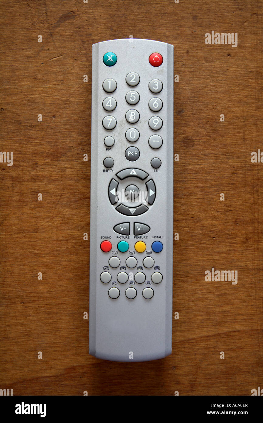 tv remote control detail Stock Photo - Alamy
