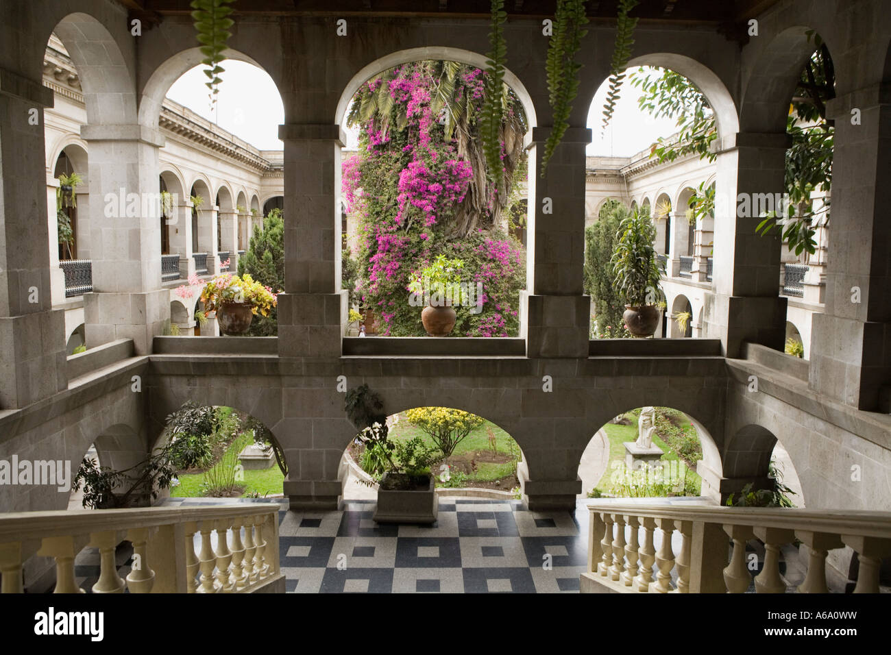 Municipal Building interior Quetzaltenango aka Xela Guatemala Stock ...