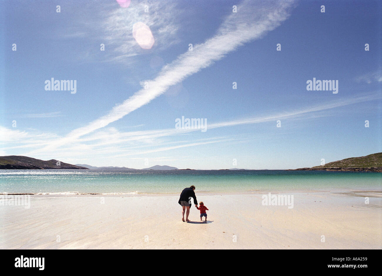 Isle of Harris Scotland Hushinish beach Stock Photo - Alamy