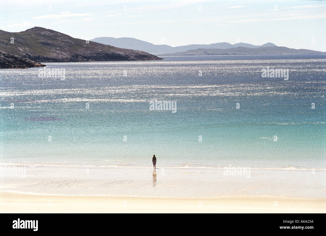 Isle of Harris Scotland Hushinish beach Stock Photo - Alamy