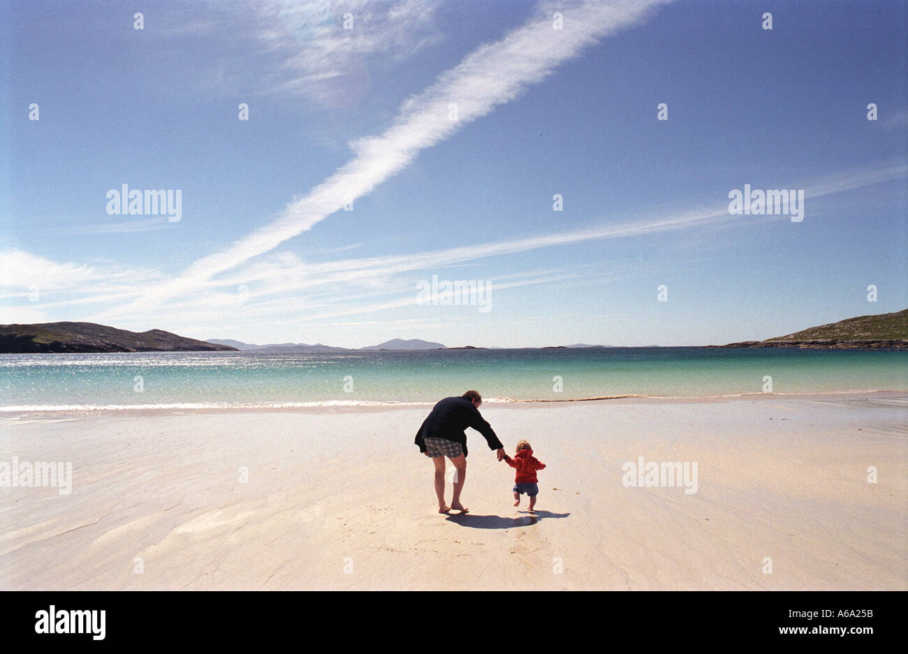 Isle of Harris Scotland Hushinish beach Stock Photo - Alamy