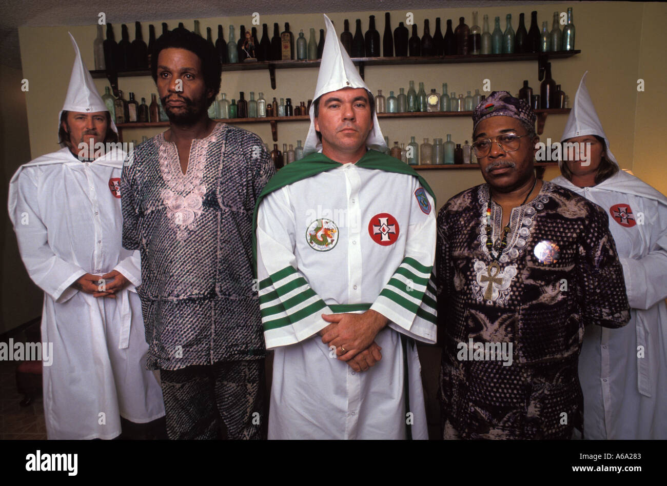 Ku Klux Klan Florida Black supremacist group meet with Klan to discuss ...