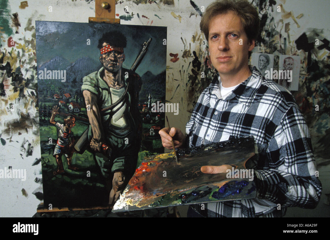 Peter howson bosnia hi-res stock photography and images - Alamy