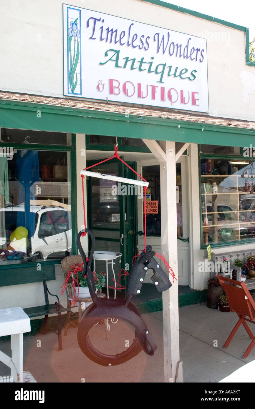 Entrance to the Timeless Wonders Antique store. "Otter Tail" Minnesota ...