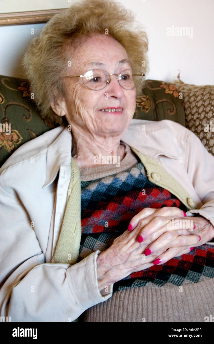 Ninety-four year old Aunt Fran a few months before passing. Bloomington ...