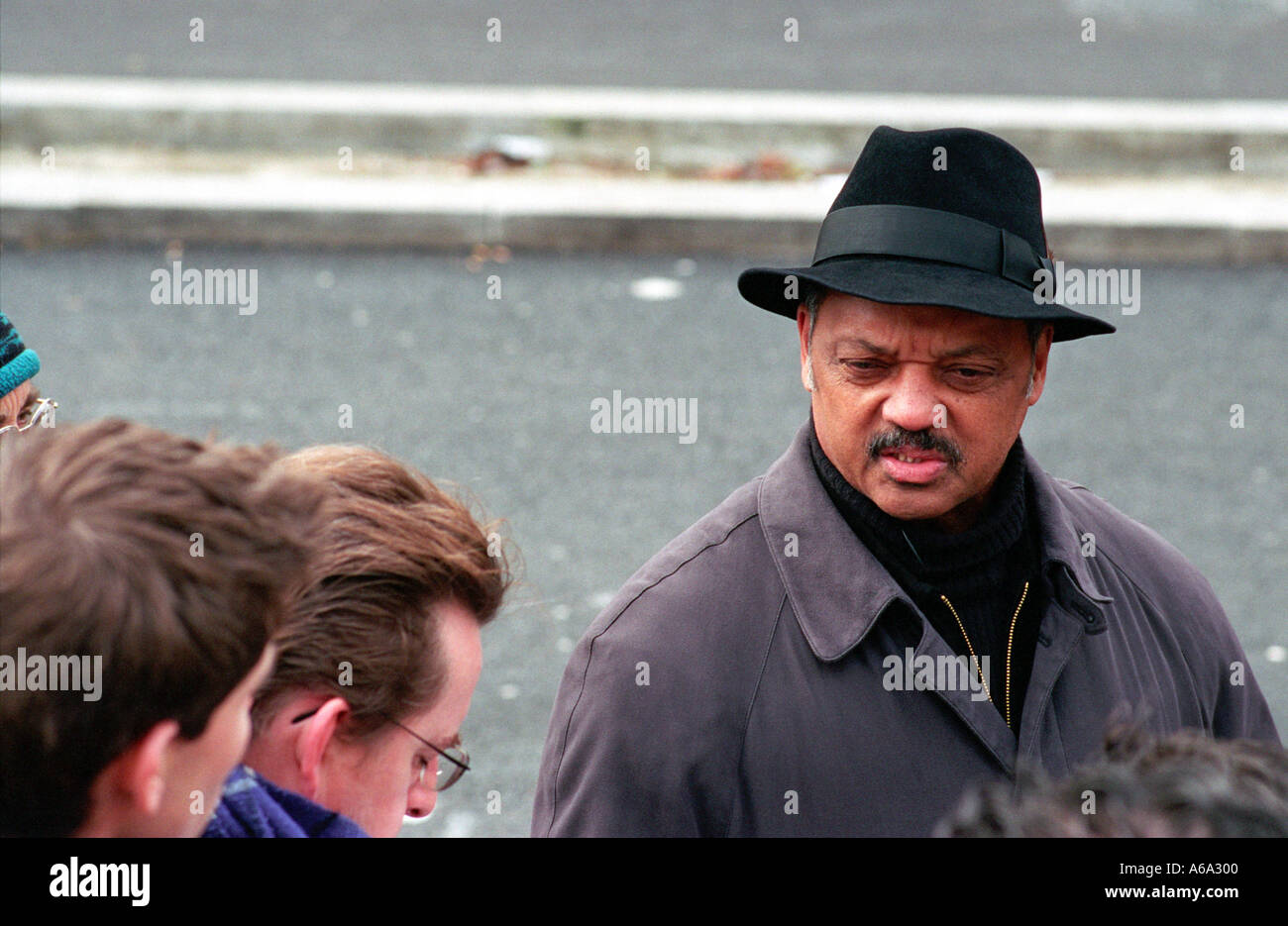 The Reverend Jesse Jackson in London for peace demonstration 2003 Stock ...