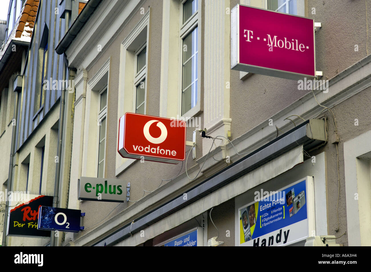 German high street shops hi-res stock photography and images - Alamy