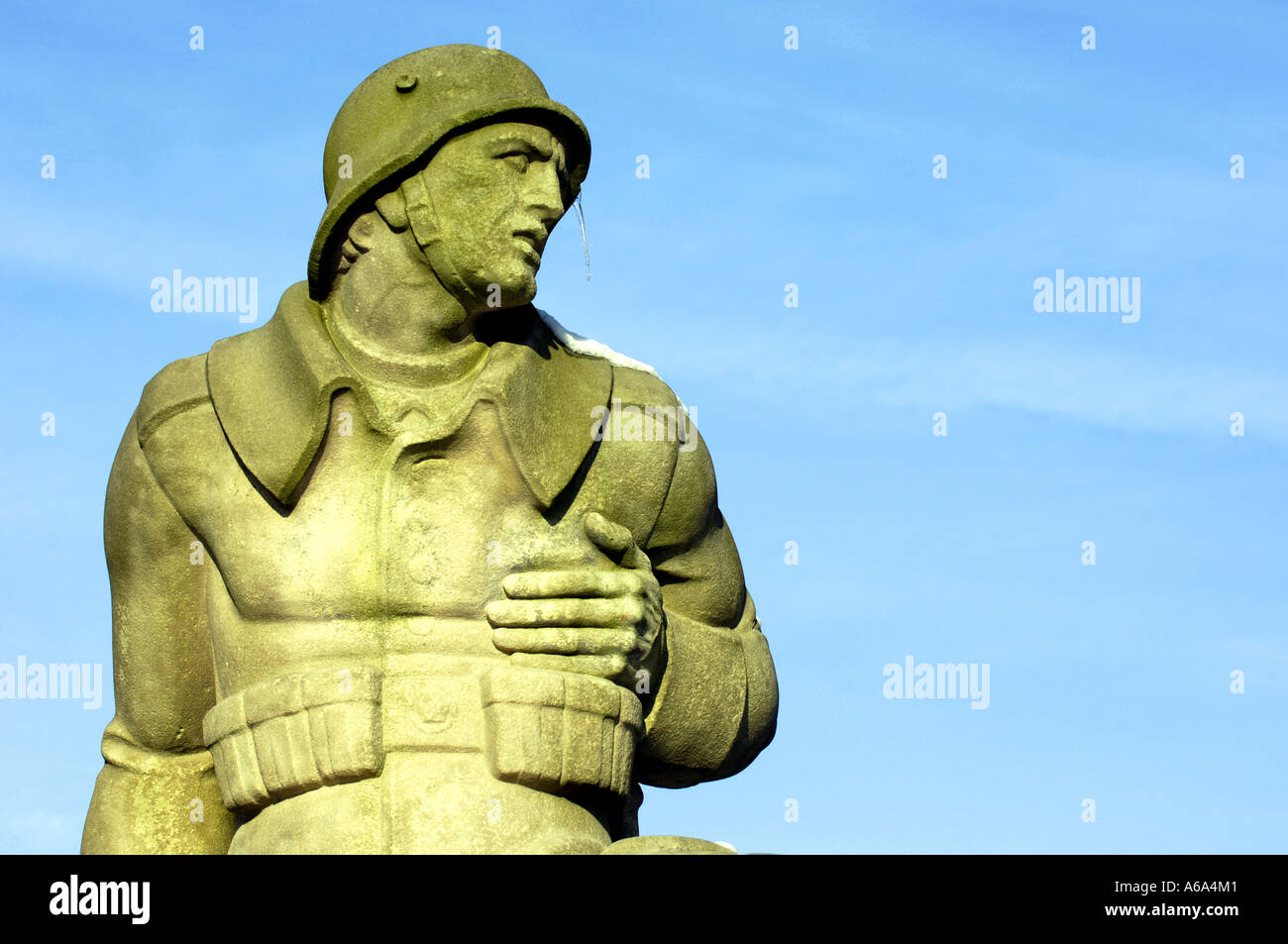 detail german soldier army military male man world war memorial buende ...