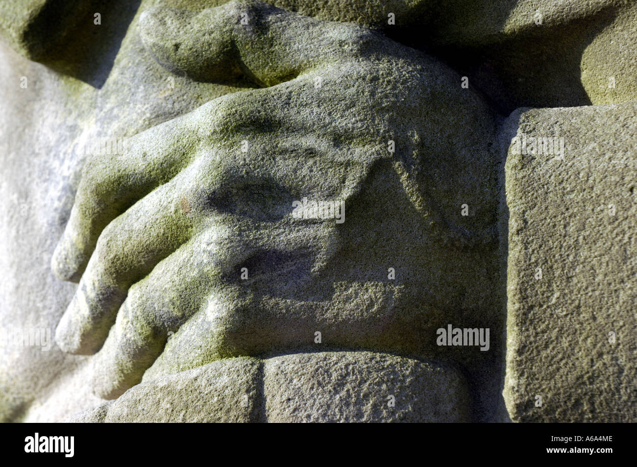 detail german soldier army military male man world war memorial buende ...