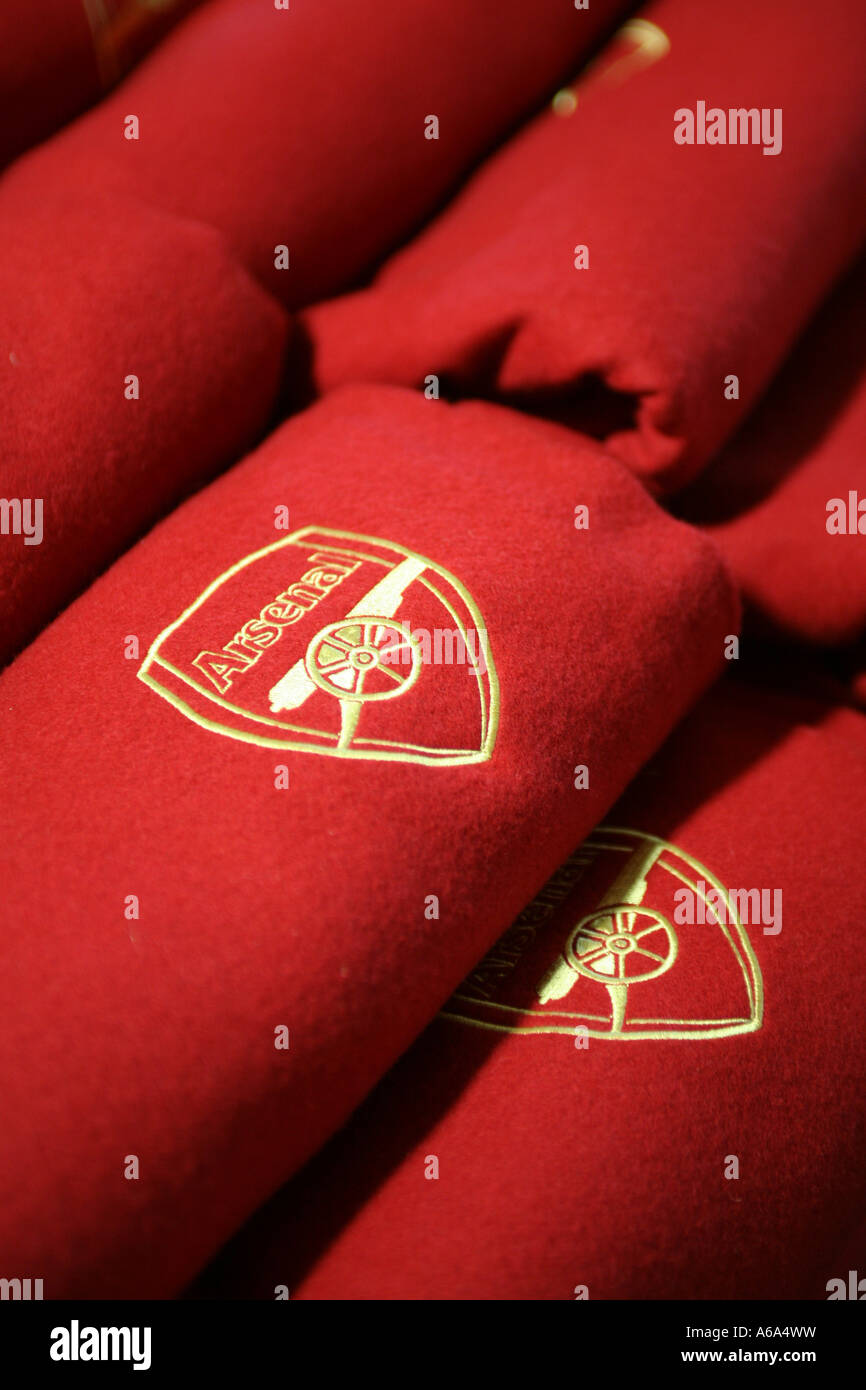 Arsenal blankets in the director s box at Emirates stadium Stock Photo ...