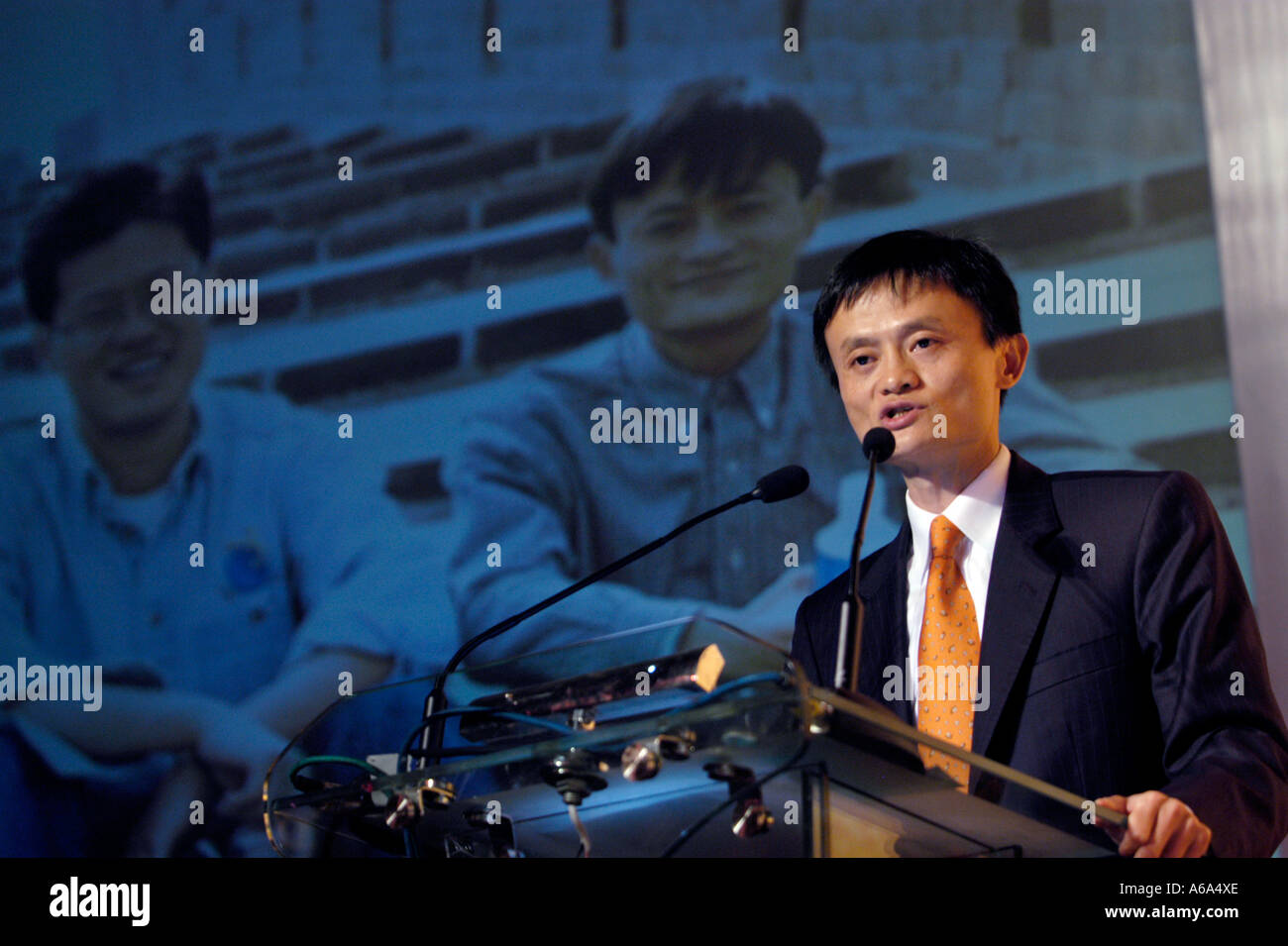 Jack Ma, Alibaba.com chairman and CEO 2005 Stock Photo - Alamy
