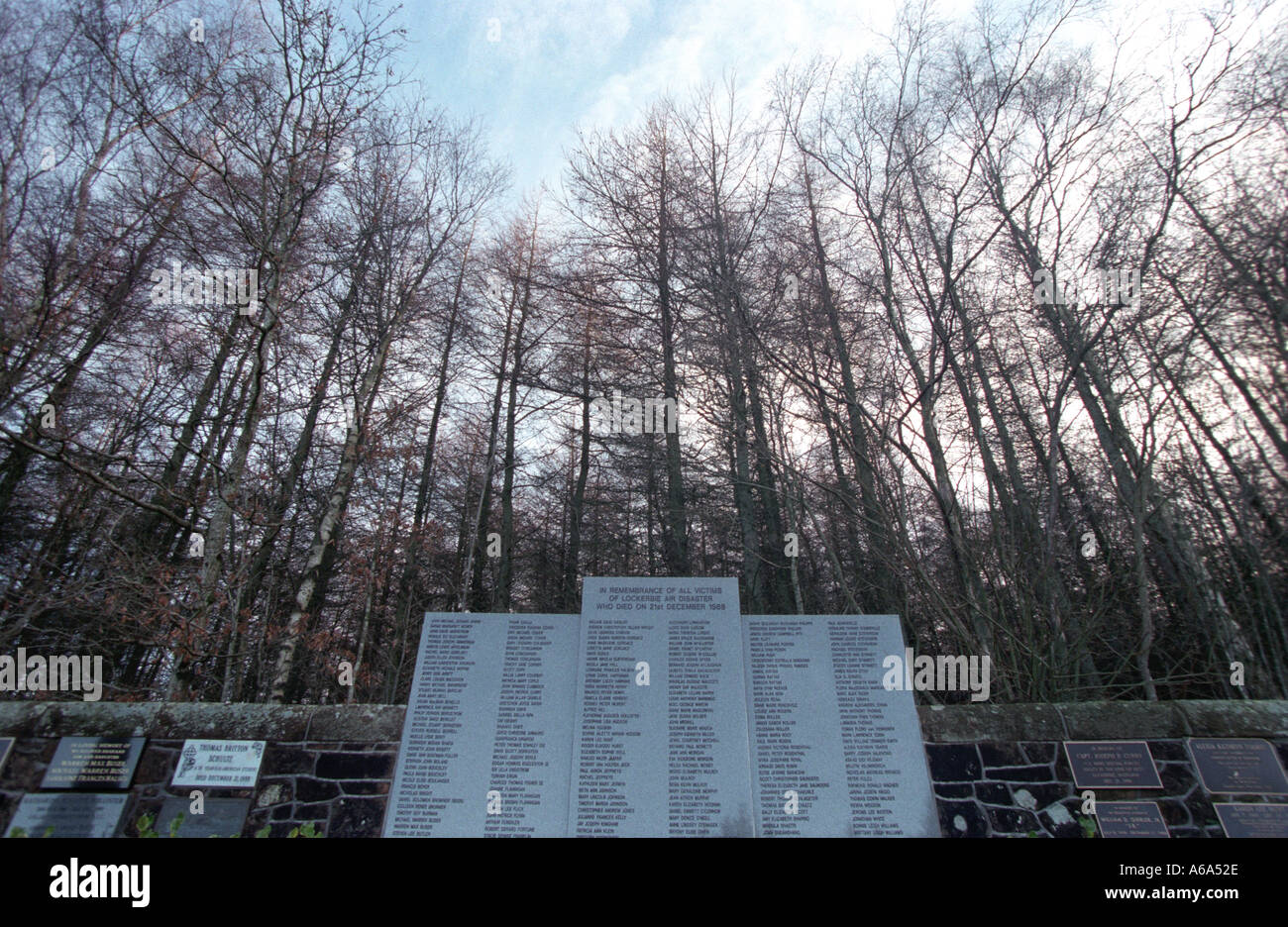 Lockerbie Memorial to PanAm 103 Stock Photo - Alamy