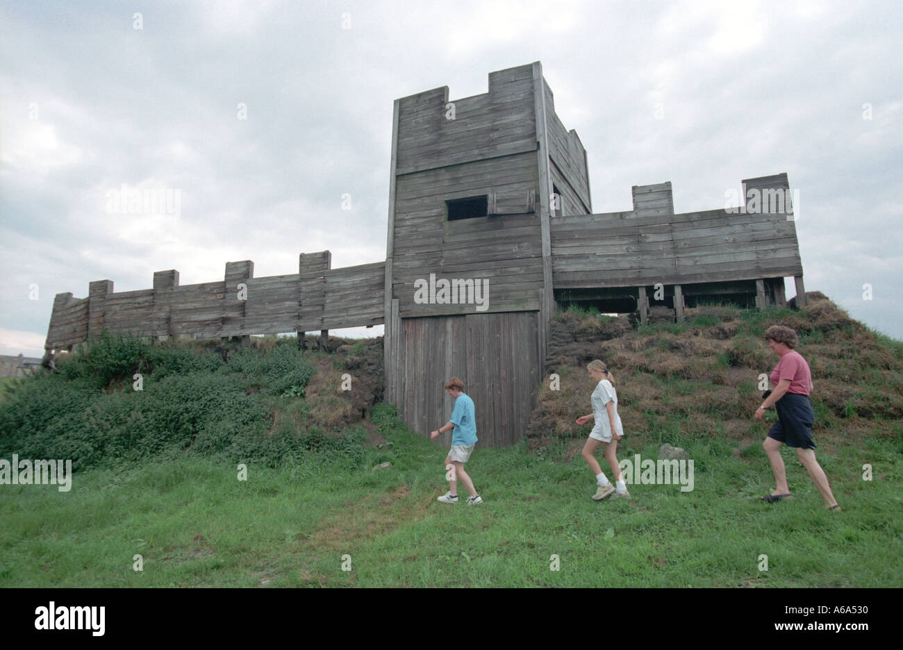 Vindolanda Roman Fort on Hadrians Wall Stock Photo - Alamy