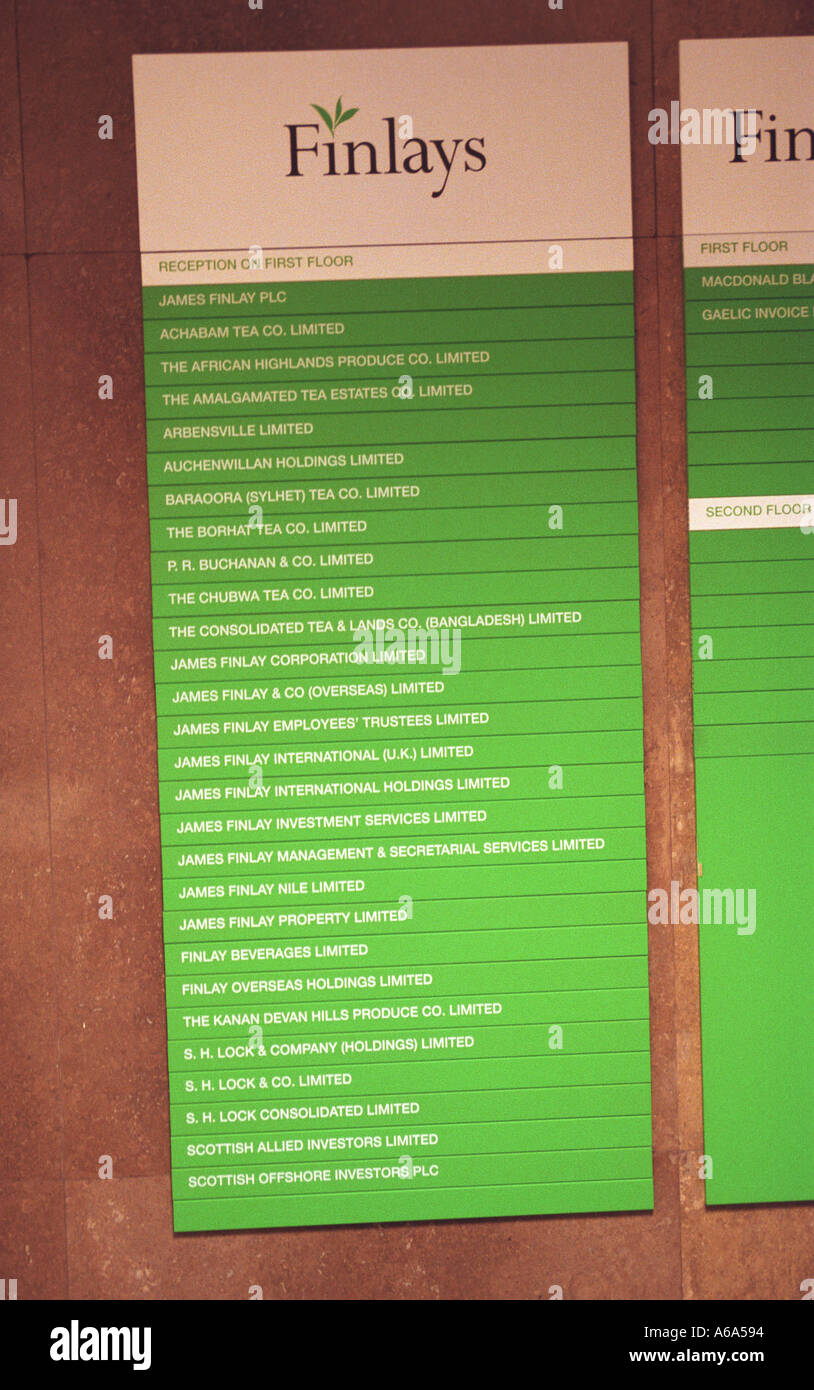 James finlay hi-res stock photography and images - Alamy