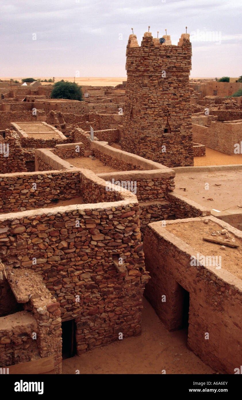 Old town - Chinguetti, MAURITANIA Stock Photo - Alamy