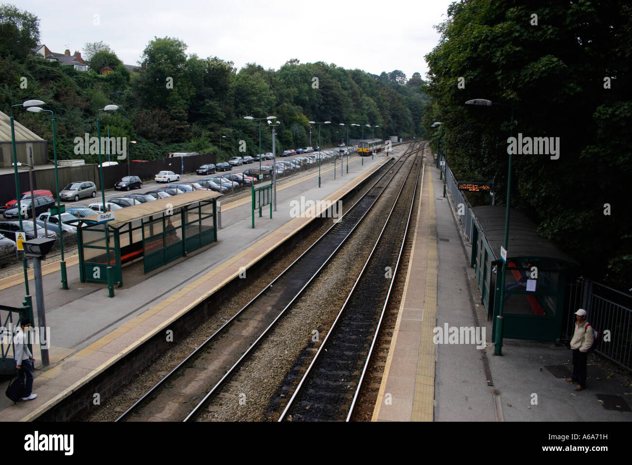 RADYR RAILWAY STATION, CARDIFF, SOUTH GLAMORGAN, SOUTH WALES, U.K Stock ...