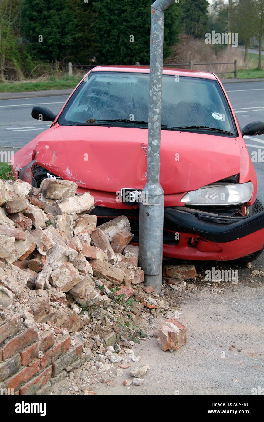 Car crash wall rta hi-res stock photography and images - Alamy