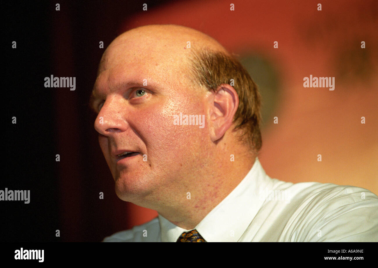 Steve Ballmer Microsoft CEO Stock Photo - Alamy