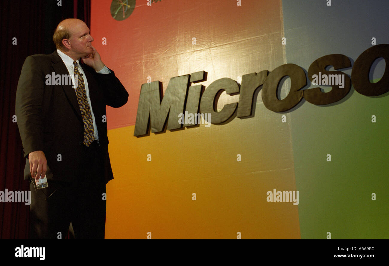 Steve Ballmer Microsoft CEO Stock Photo - Alamy