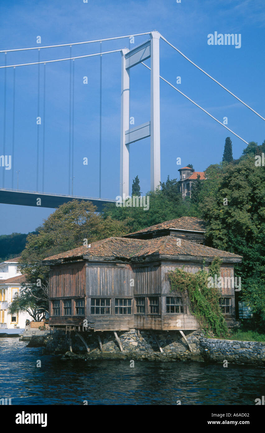 Old yali waterfront villa on the Asian side of the Bosphorus and the ...