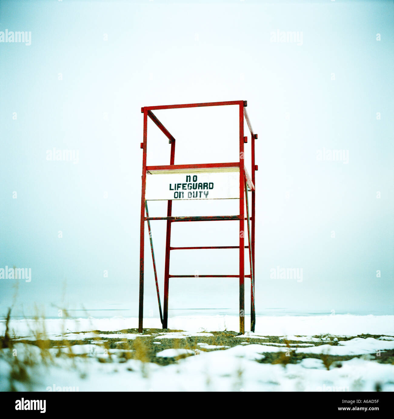 Lifeguard off duty sign hi-res stock photography and images - Alamy