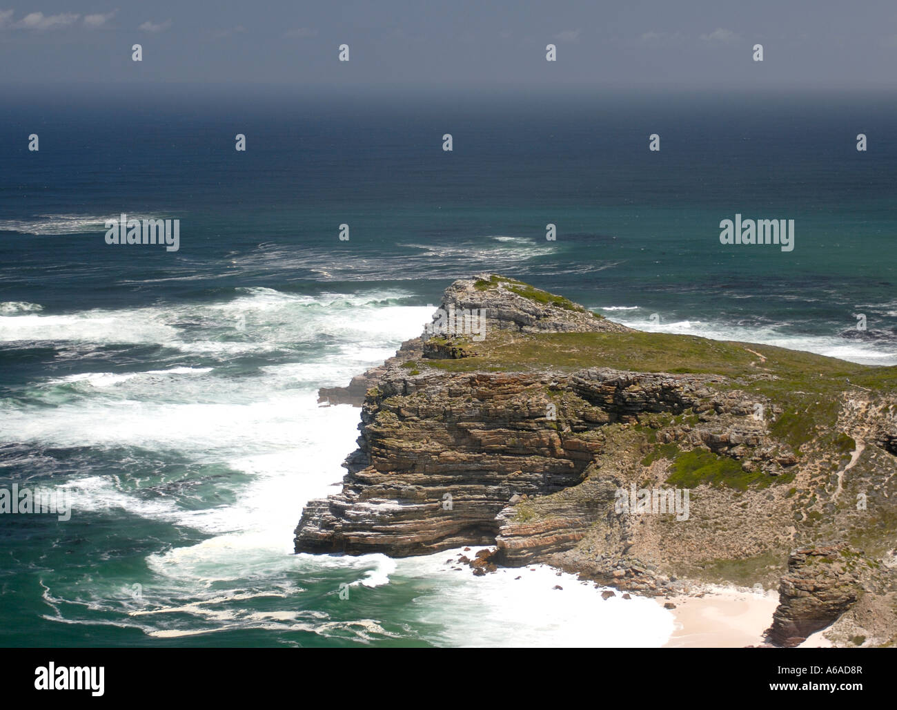 Rough sea and cliffs at Cape Point Stock Photo - Alamy