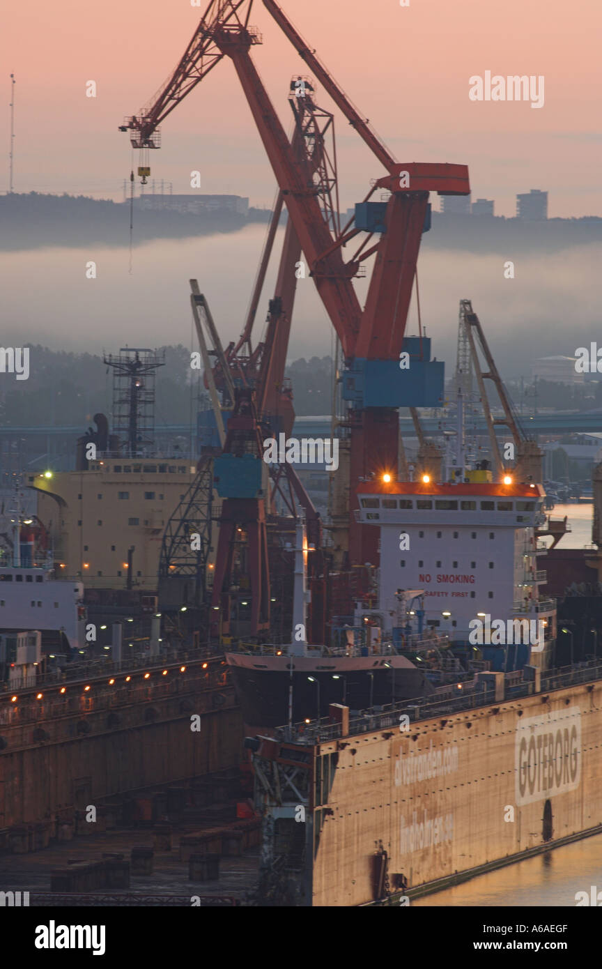 Shipyard. Gothenburg, Sweden Stock Photo - Alamy