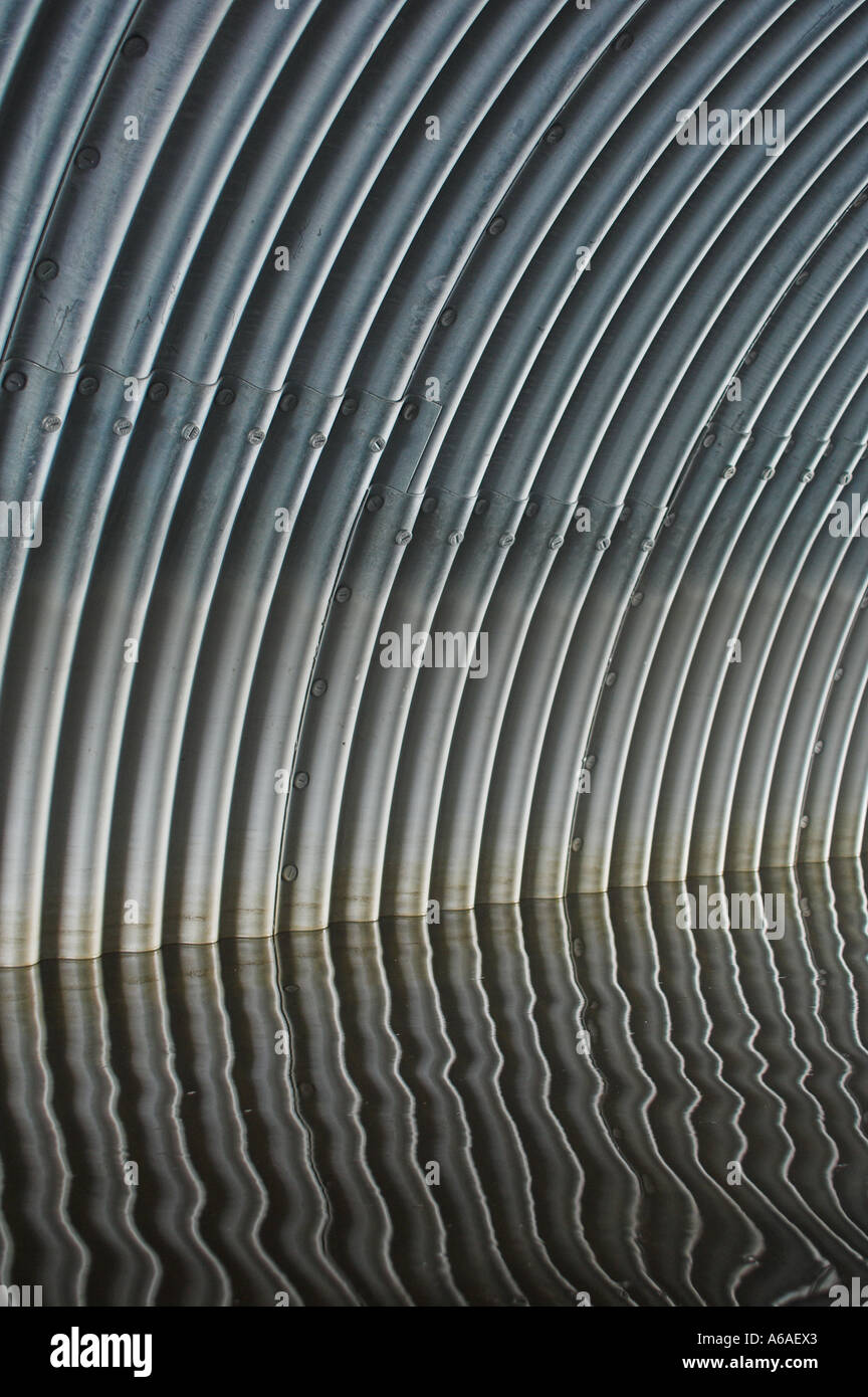 Culvert with water Stock Photo - Alamy