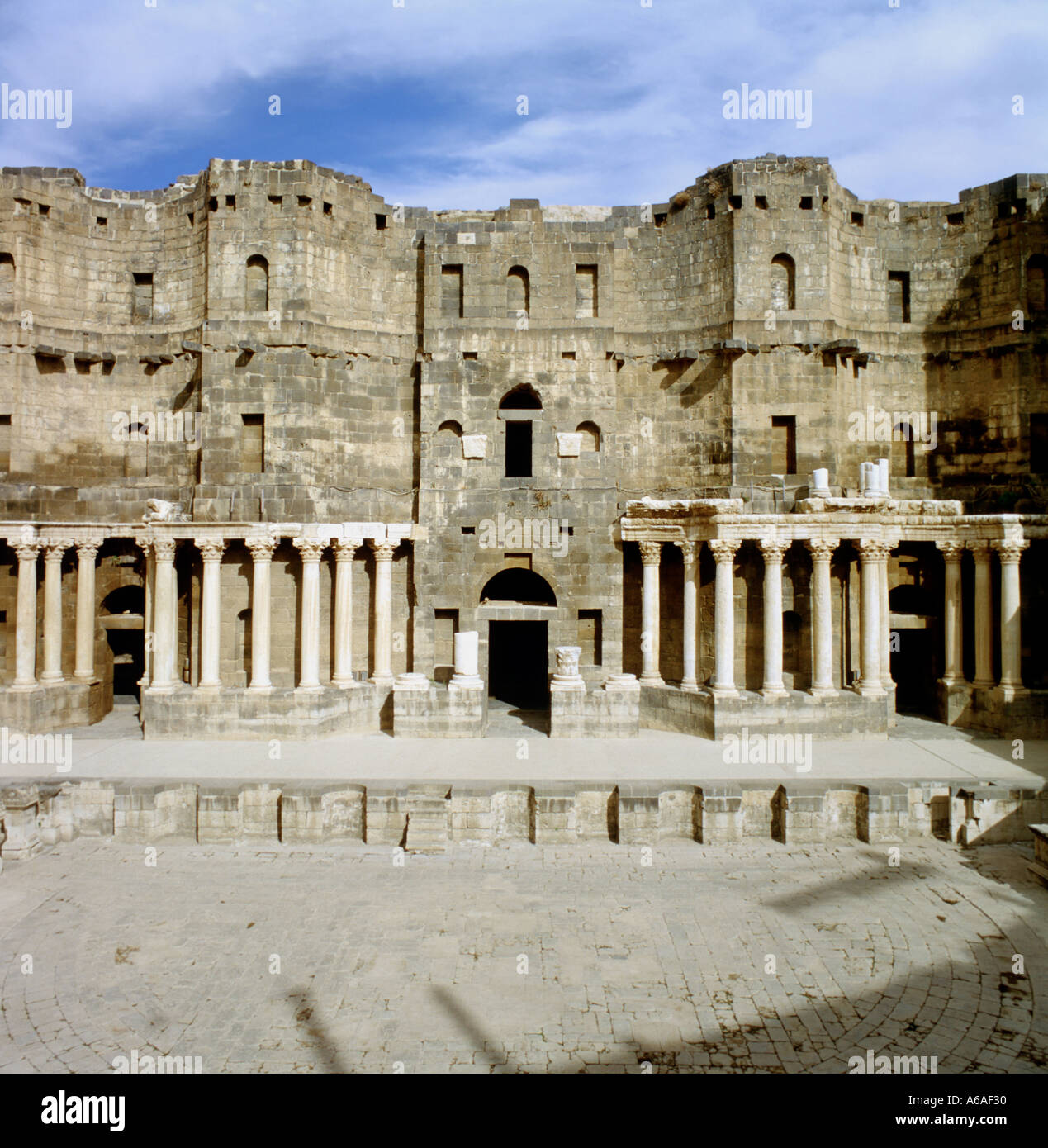 Bosra Coliseum Syria 1 Stock Photo - Alamy