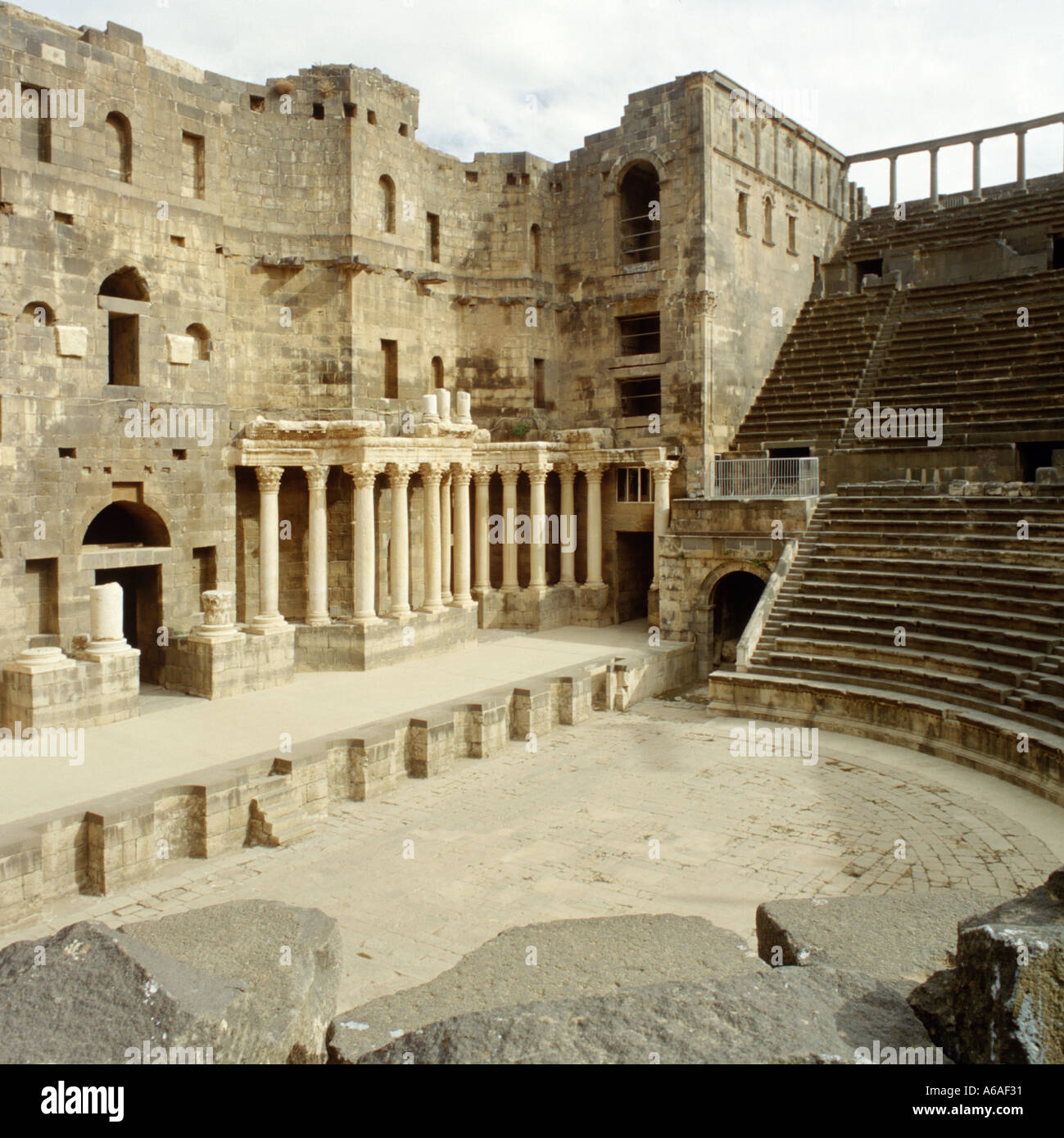 Bosra Coliseum Syria 2 Stock Photo - Alamy