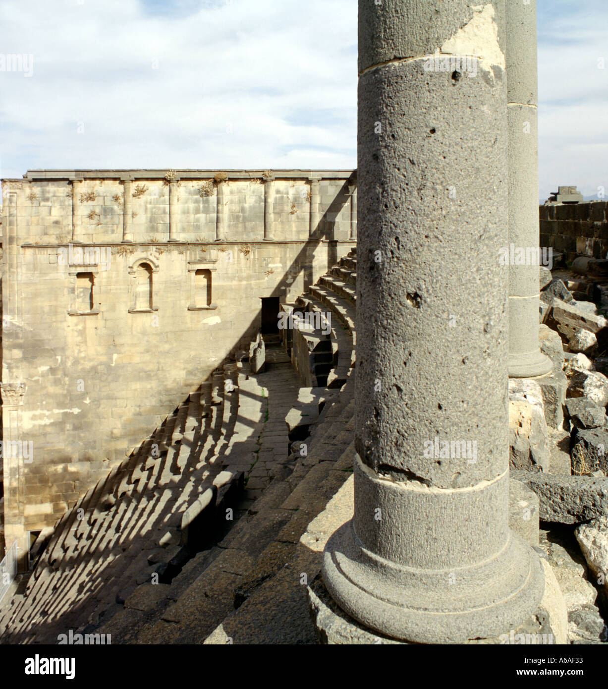 Bosra Coliseum Syria 4 Stock Photo - Alamy