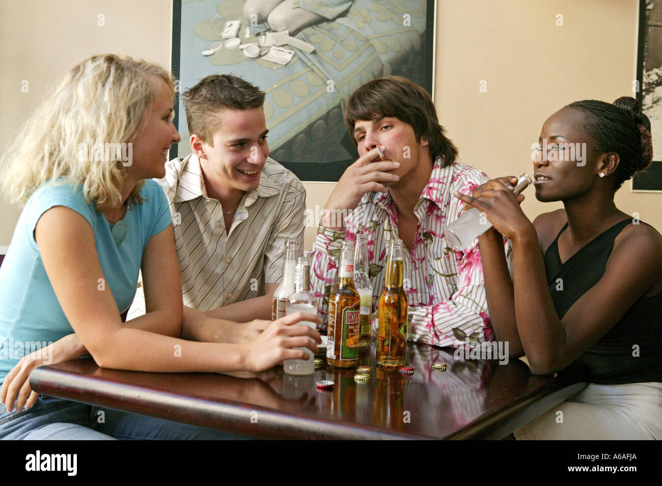 Woman Drunk Pub Alcohol High Resolution Stock Photography and Images ...