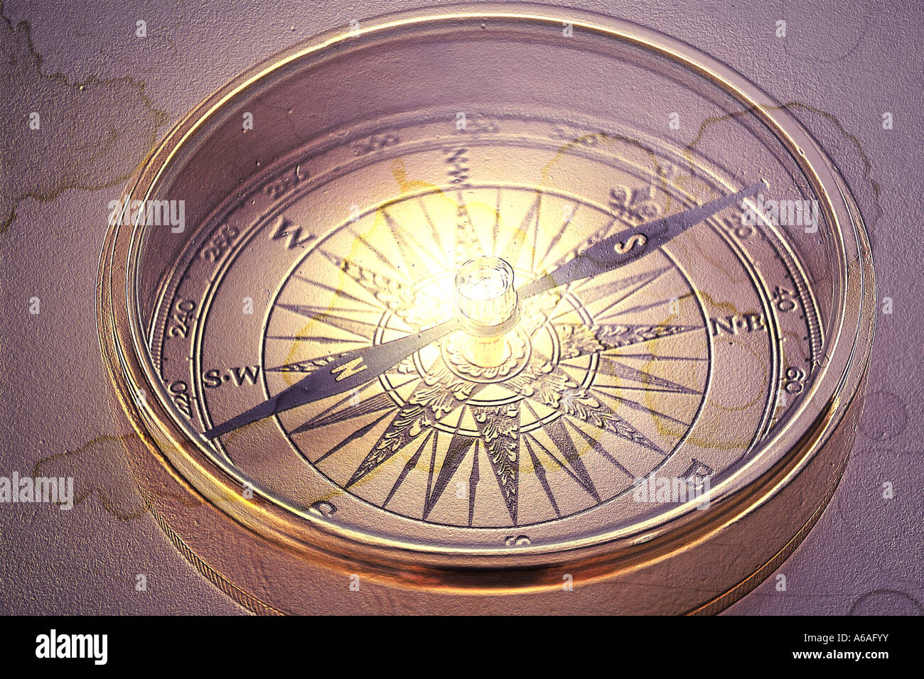 Antique Style Compass