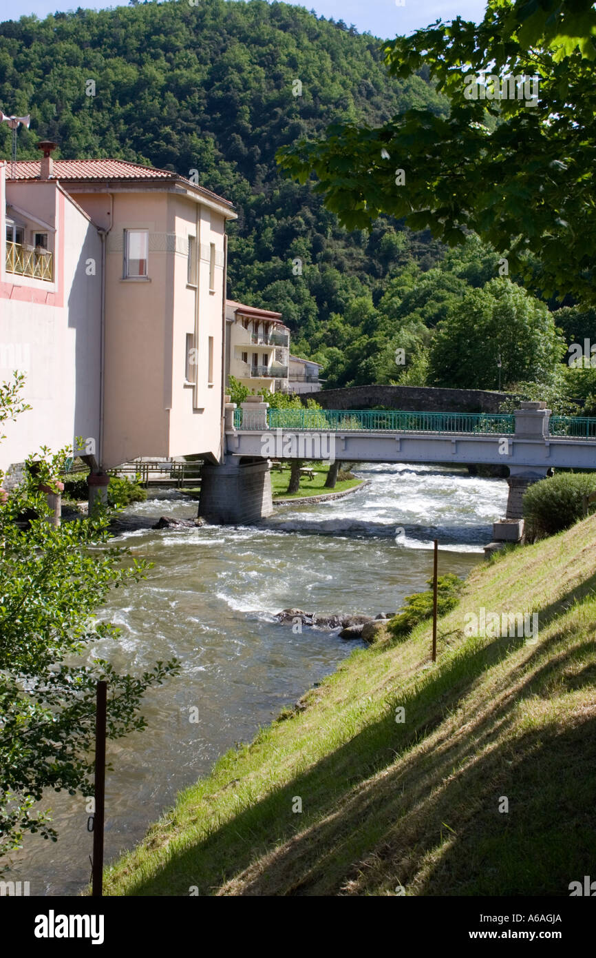 The village of Axat France Stock Photo - Alamy