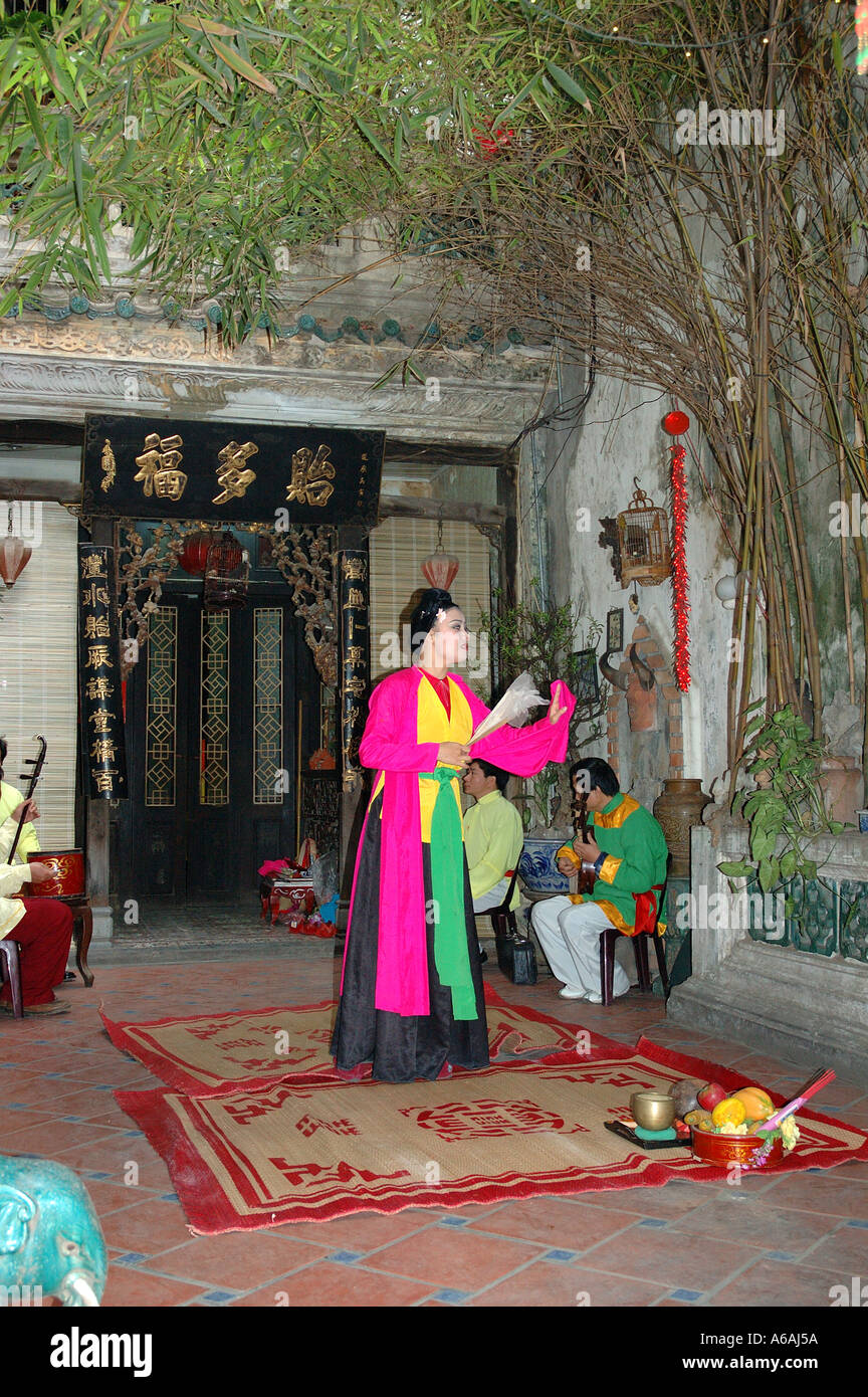Private performance of Vietnam opera Old Quarter Hanoi South East Asia ...