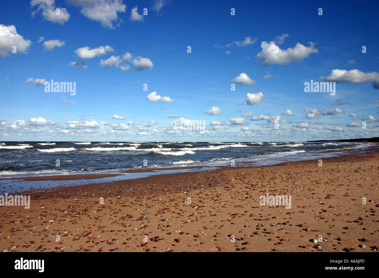 Beach on Latvia's Wild Baltic Sea Coastline Stock Photo - Alamy