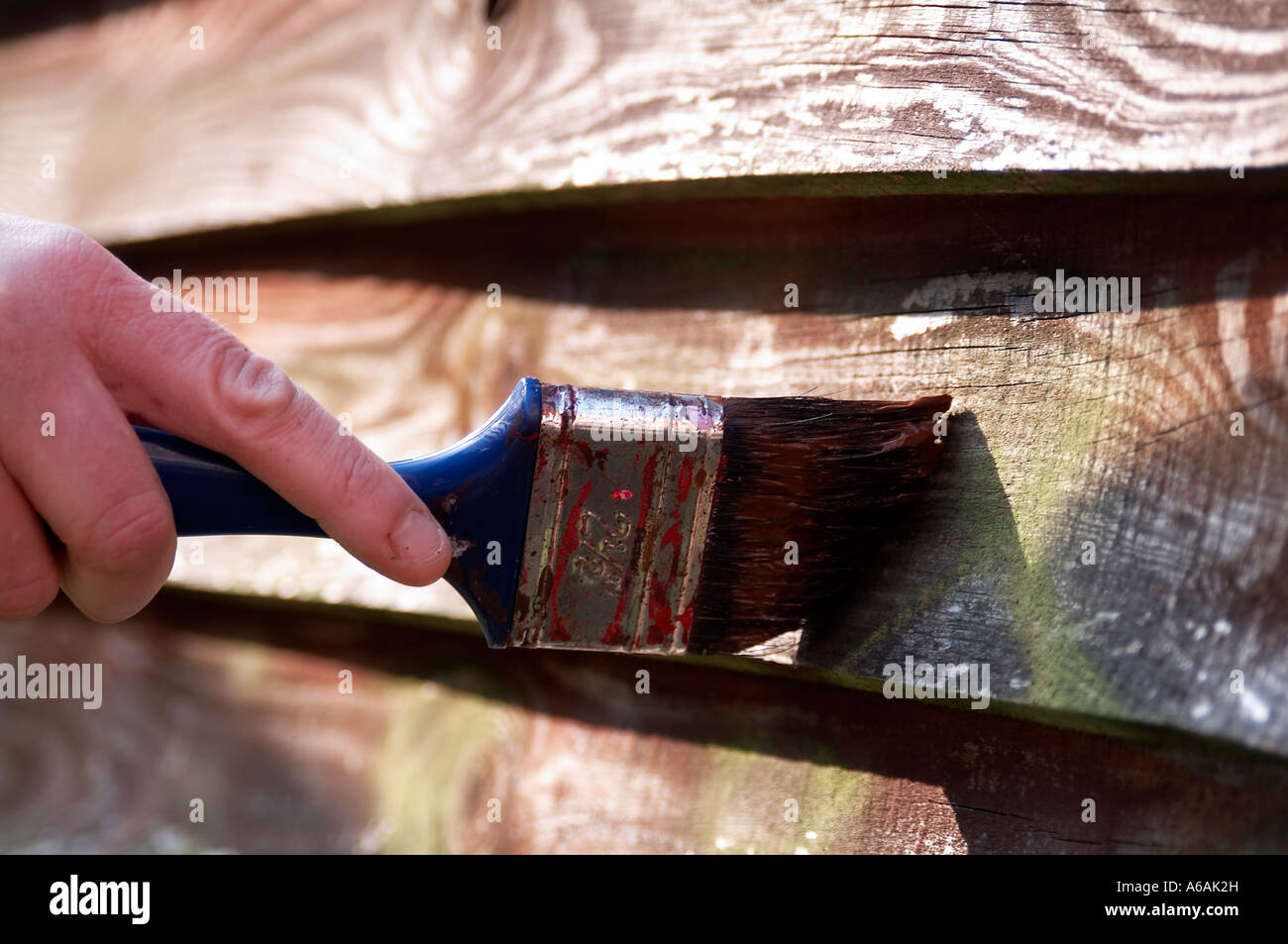 Waterproofing creosote hi-res stock photography and images - Alamy