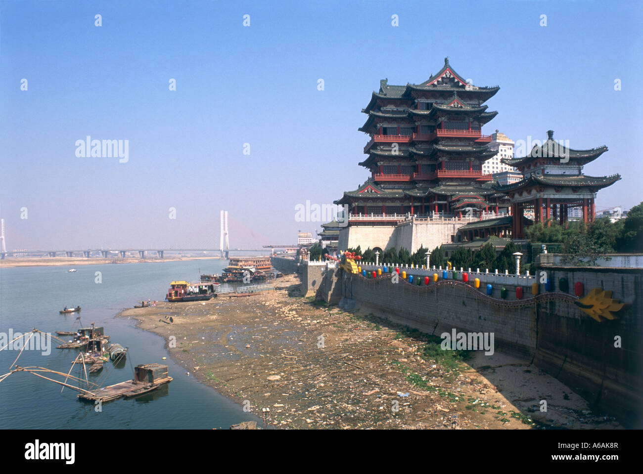 China, Jiangxi, Nanchang, Teng Wang Pavilion, impressive structure ...